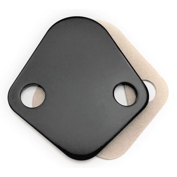 Black Fuel Pump Block Off Plate With Gasket - Big Block Chevy - John ...