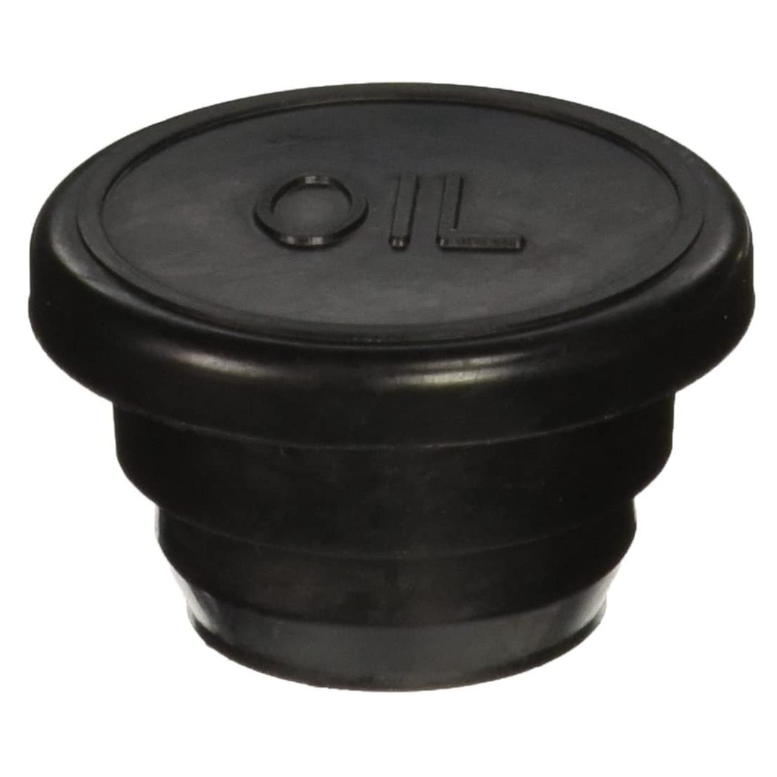 Rubber Push In Oil Filler Cap / Plug with "OIL" Logo - John Woolfe Racing
