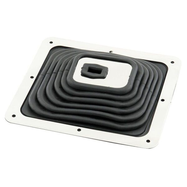 Large Rubber Shifter Boot With Chrome Trim - Fits Most GM Columns ...