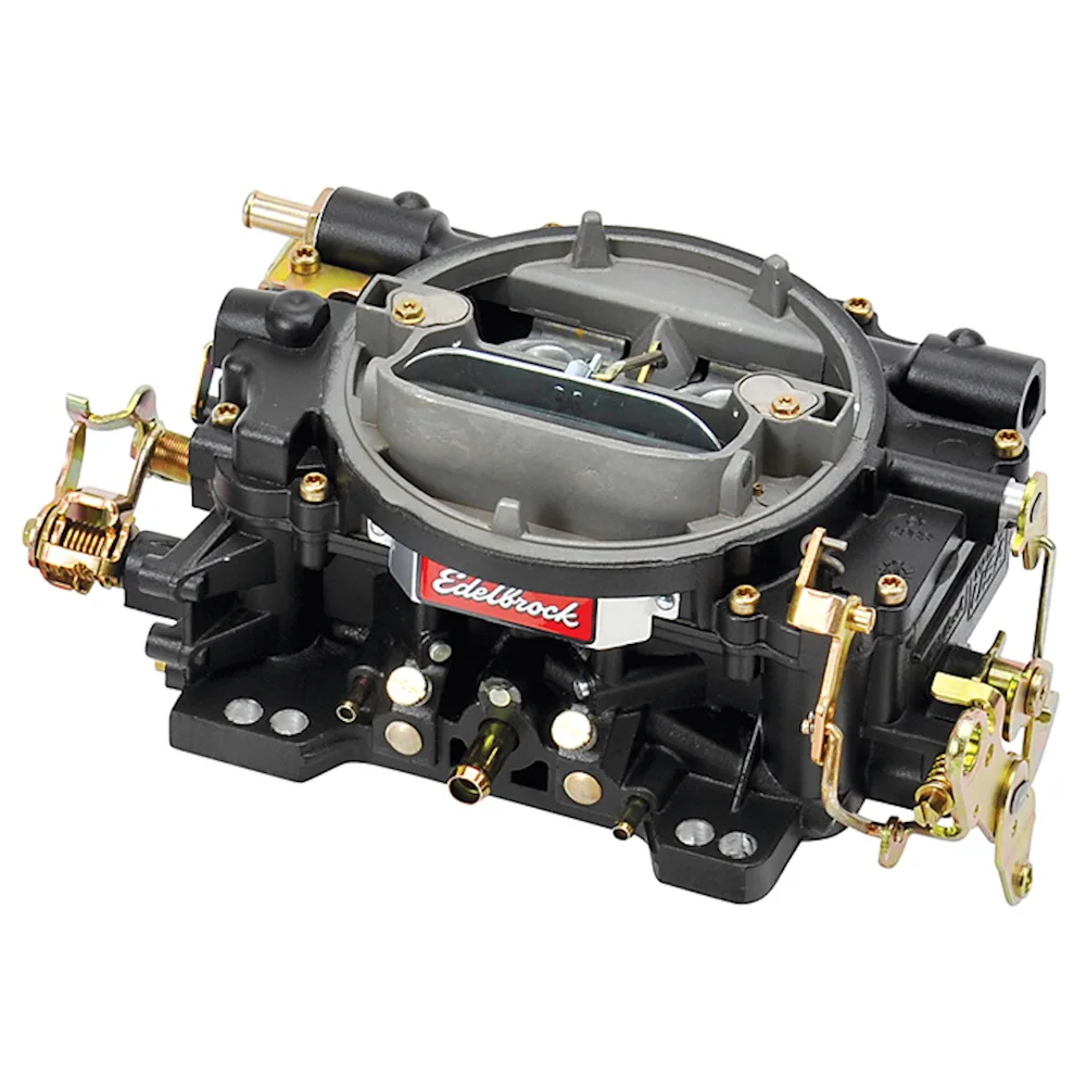 Edelbrock 14053 Performer 600 CFM Manual Choke Carb - Black Finish ...